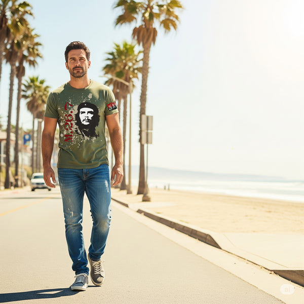 Che Guevara 26th of July Movement armband short sleeve T-shirt ...