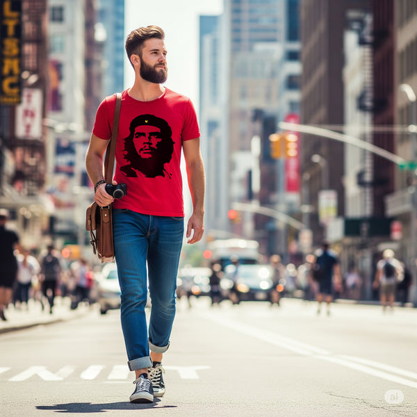 Che Guevara Guerrillero Heroico short-sleeve red T-shirt – theCHEstore.com