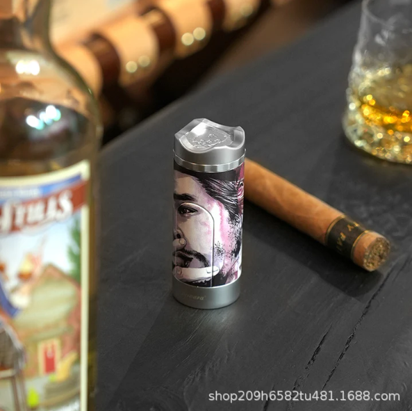 2025 Che Guevara Triple Torch Cigar Lighter with Cigar Punch, Cradle ...